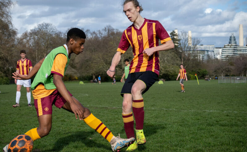 Old Gregorian Football Club vs the School - Downside School